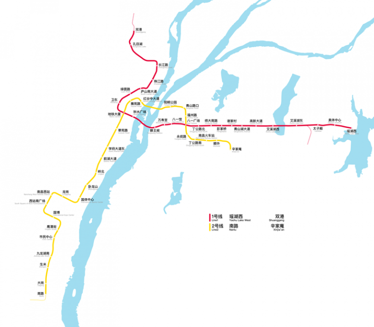 Plano de Metro de Nanchang ¡Fotos y Guía Actualizada! 【2020】